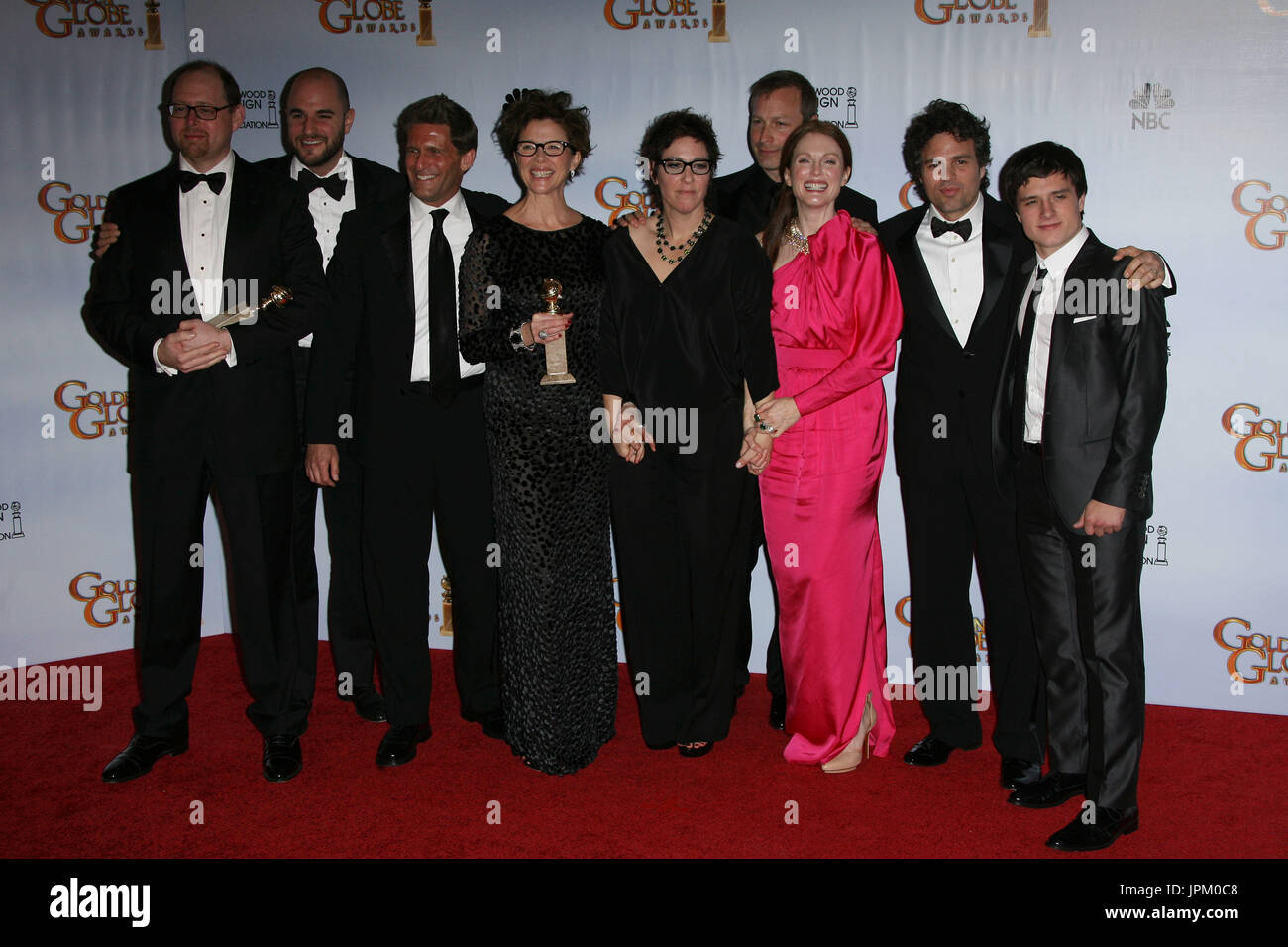 The cast of Kids Are All Right at THE 68TH GOLDEN GLOBES AWARDS - Press ...