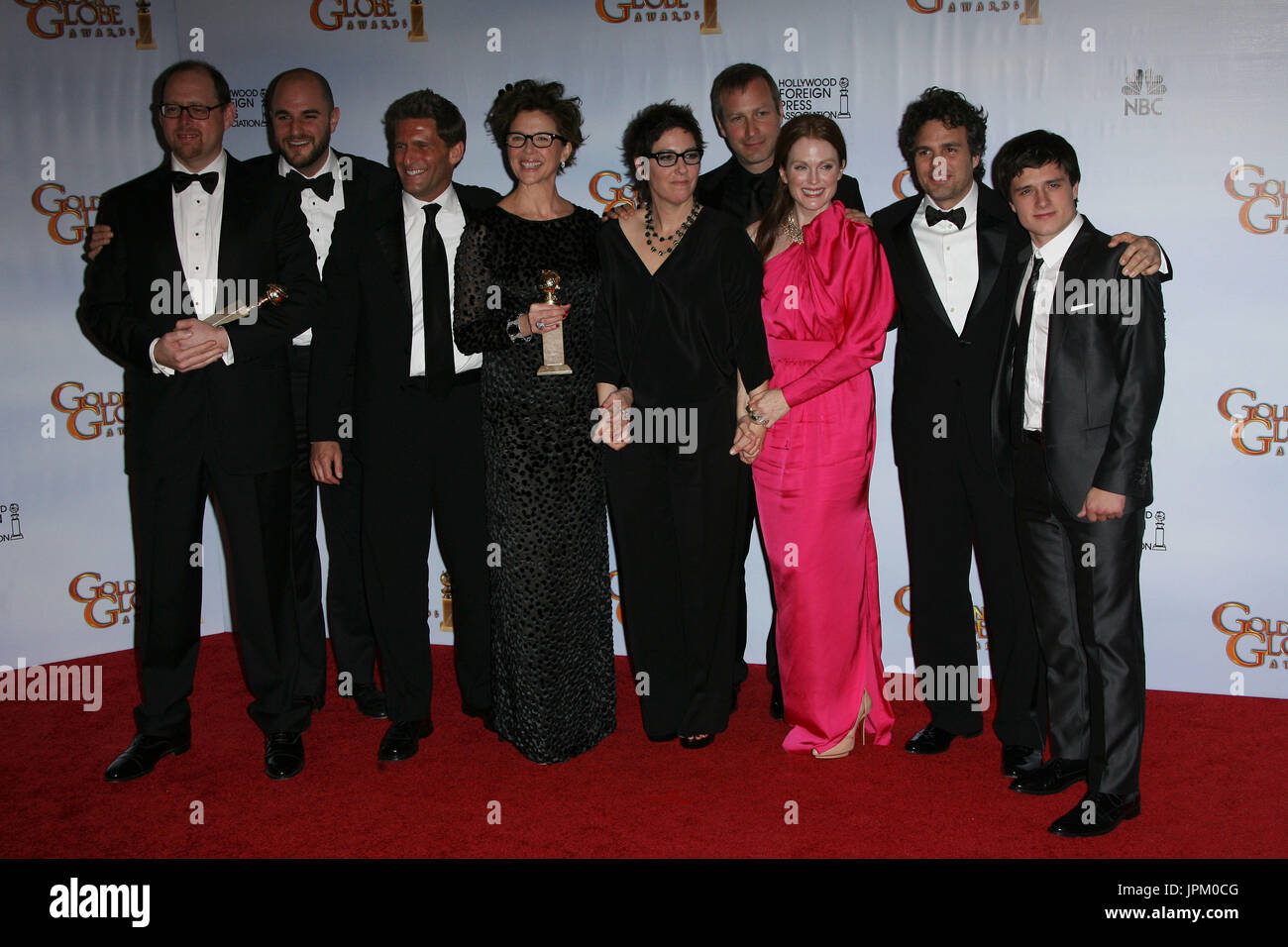 The cast of Kids Are All Right at THE 68TH GOLDEN GLOBES AWARDS - Press ...