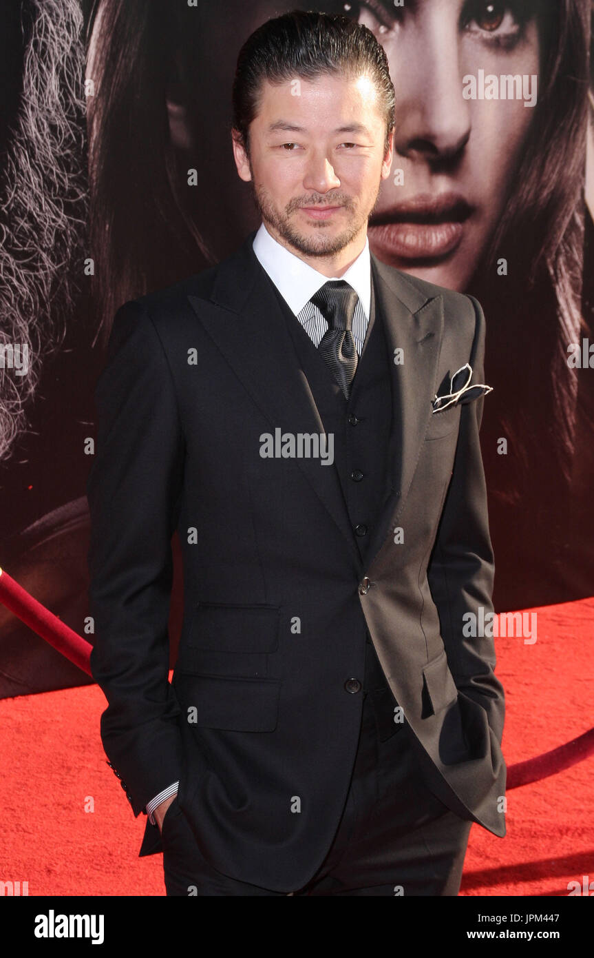 Tadanobu Asano at the Los Angeles premiere of THOR held at the El ...