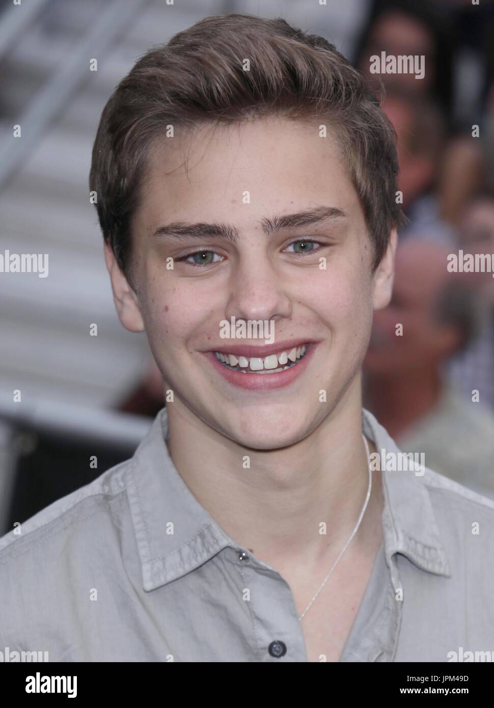 Actor Garrett Backstrom arrives at the world premiere for Walt Disney's ...