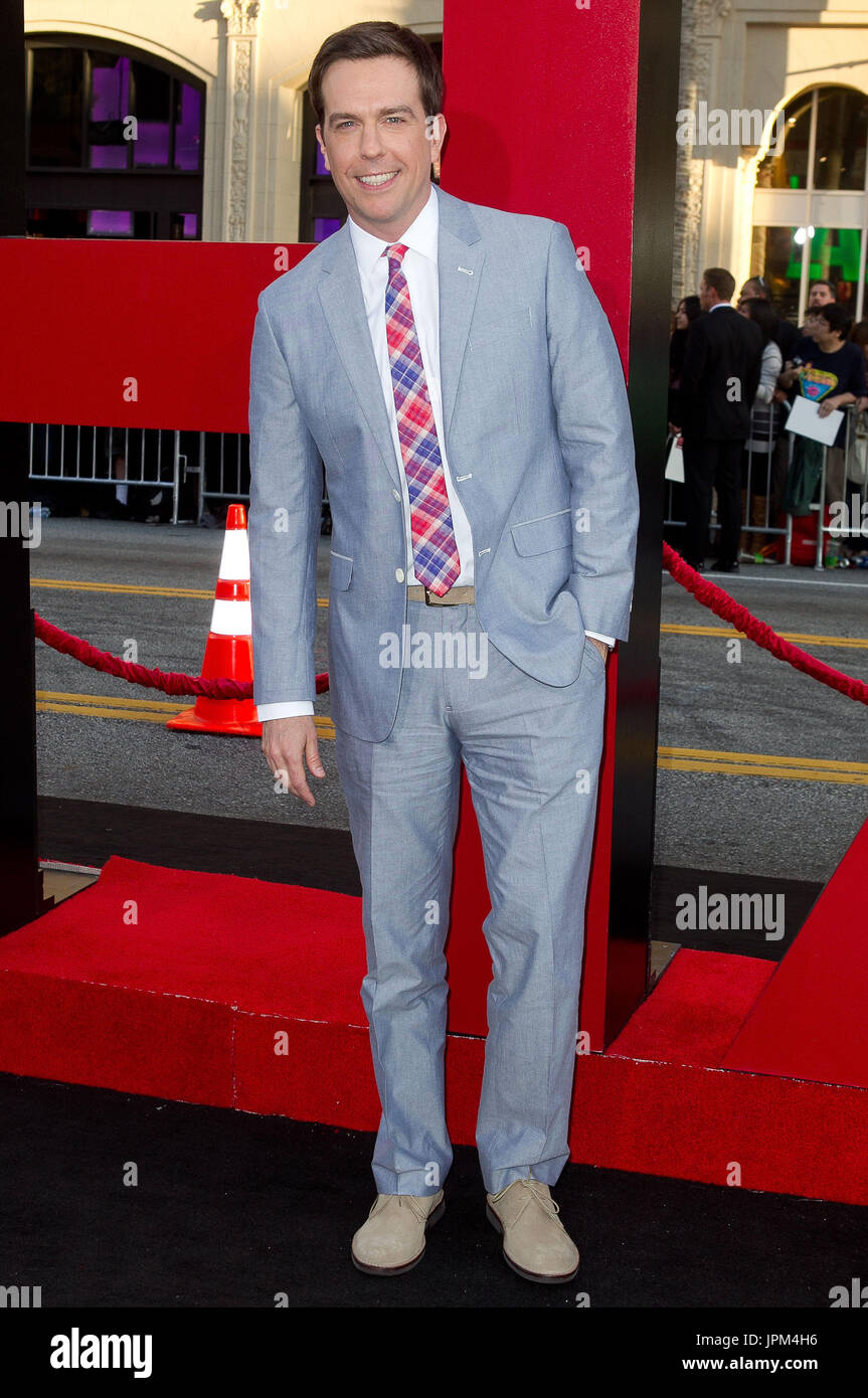 Ed Helms at the Los Angeles Premiere of "The Hangover Part II" held at ...