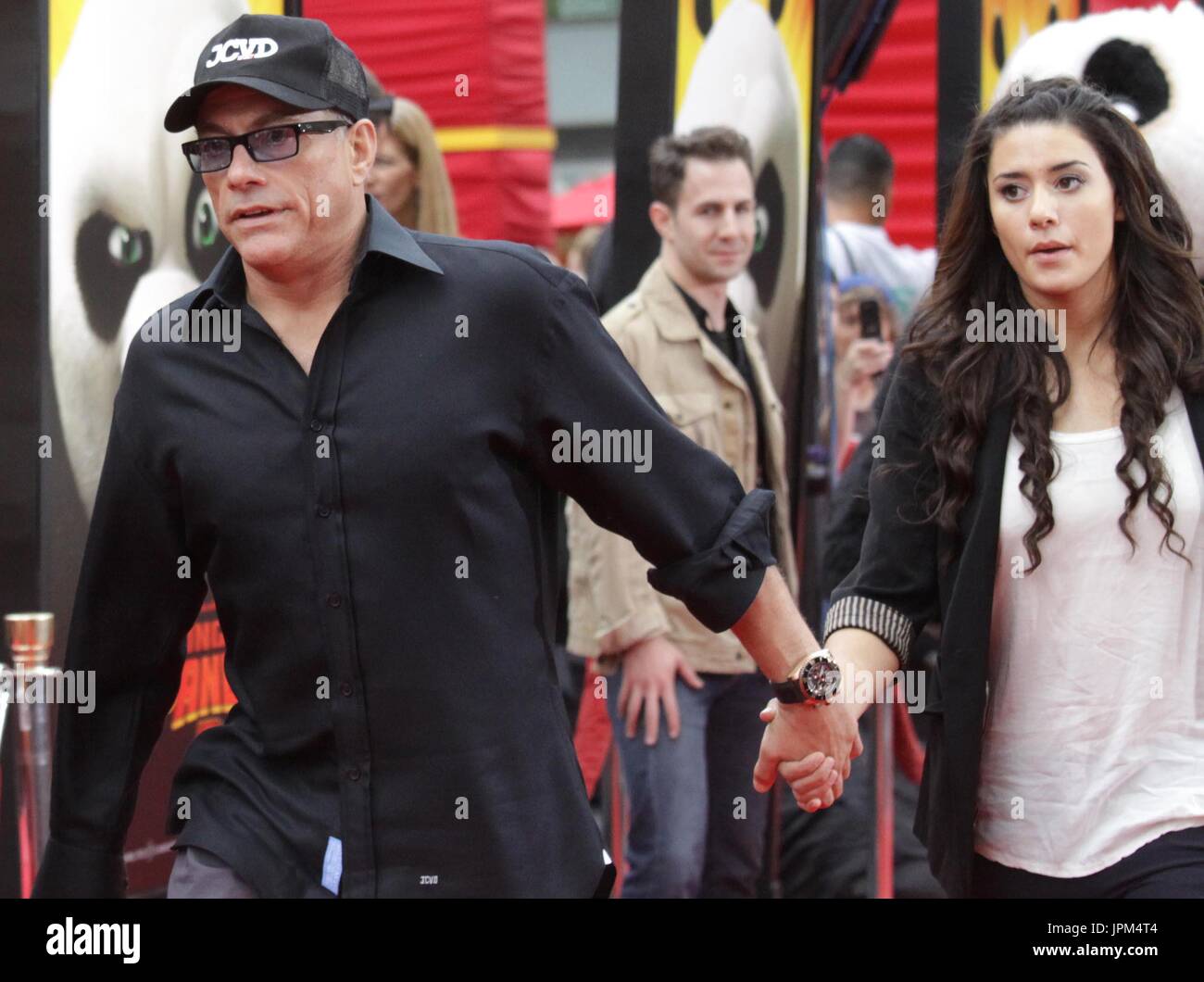 Actor Jean Claude Van Damme & Daughter arrives at the Los Angeles ...
