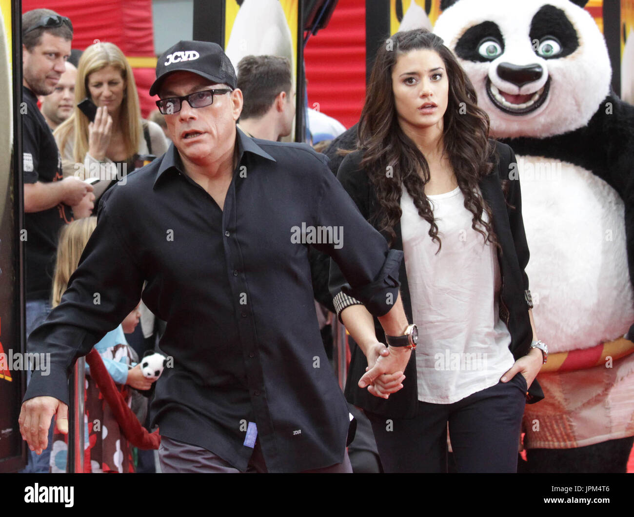 Actor Jean Claude Van Damme & Daughter arrives at the Los Angeles ...