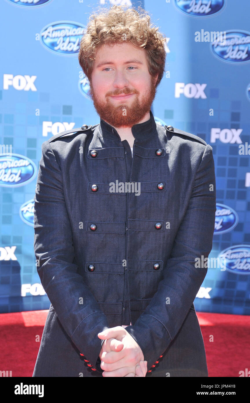 Casey Abrams at the American Idol Season 10 Finale held at the Nokia Theatre LA Live in Los ...