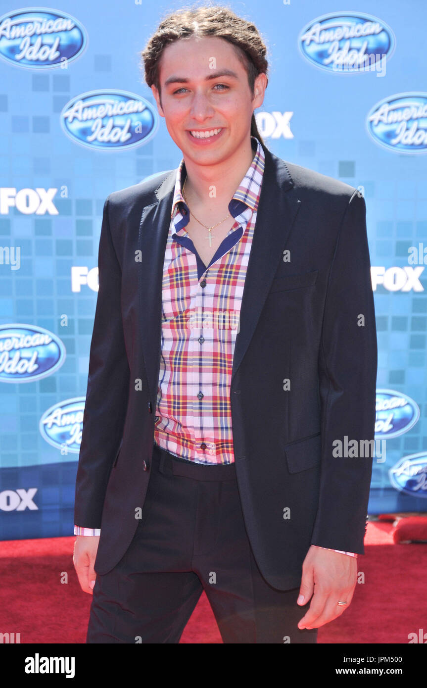 Jason Castro at the American Idol Season 10 Finale held at the Nokia ...