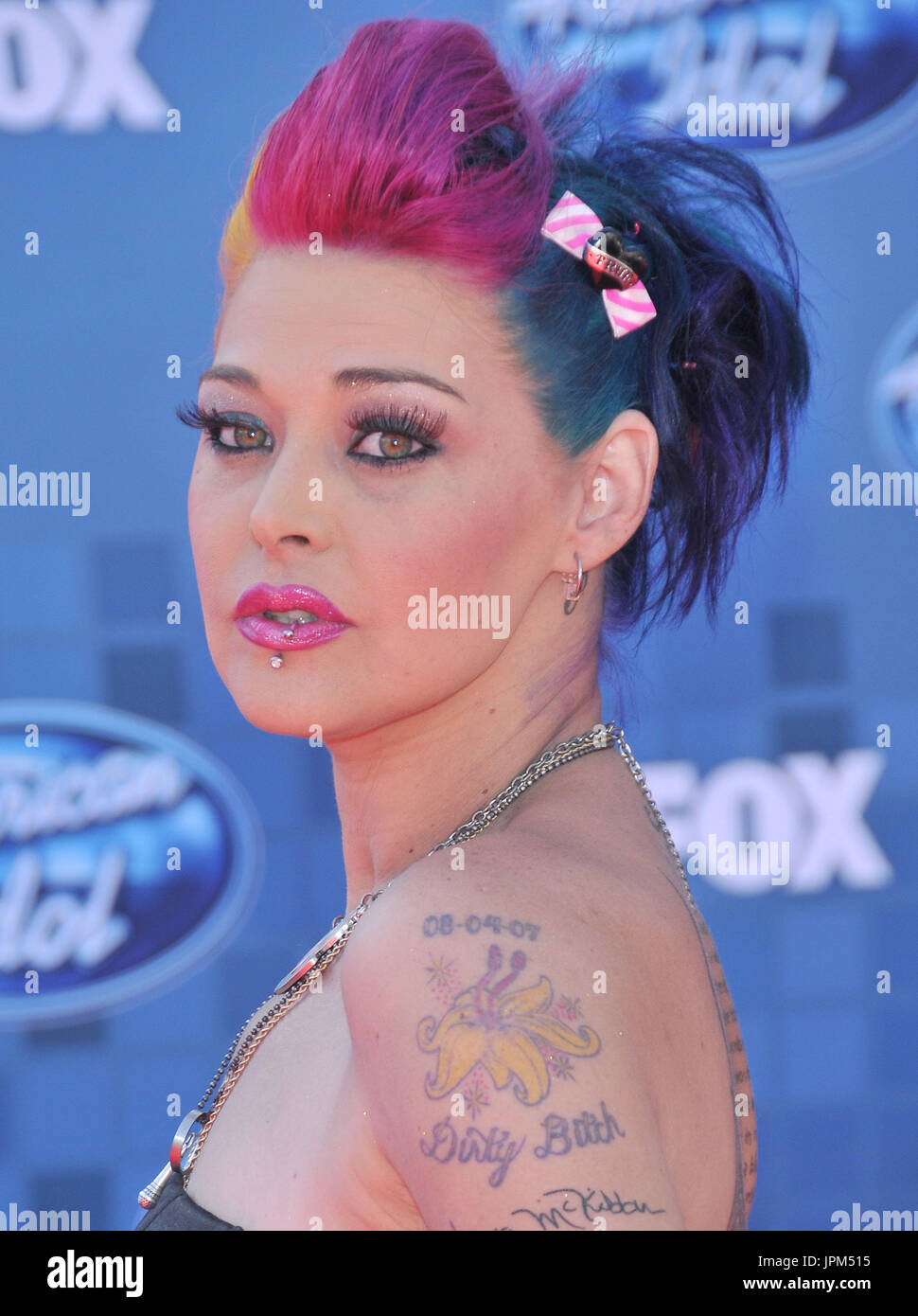 Nikki McKibbin at the American Idol Season 10 Finale held at the Nokia ...