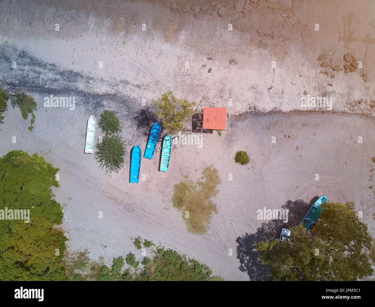Aerial drone view fishing hi-res stock photography and images - Alamy