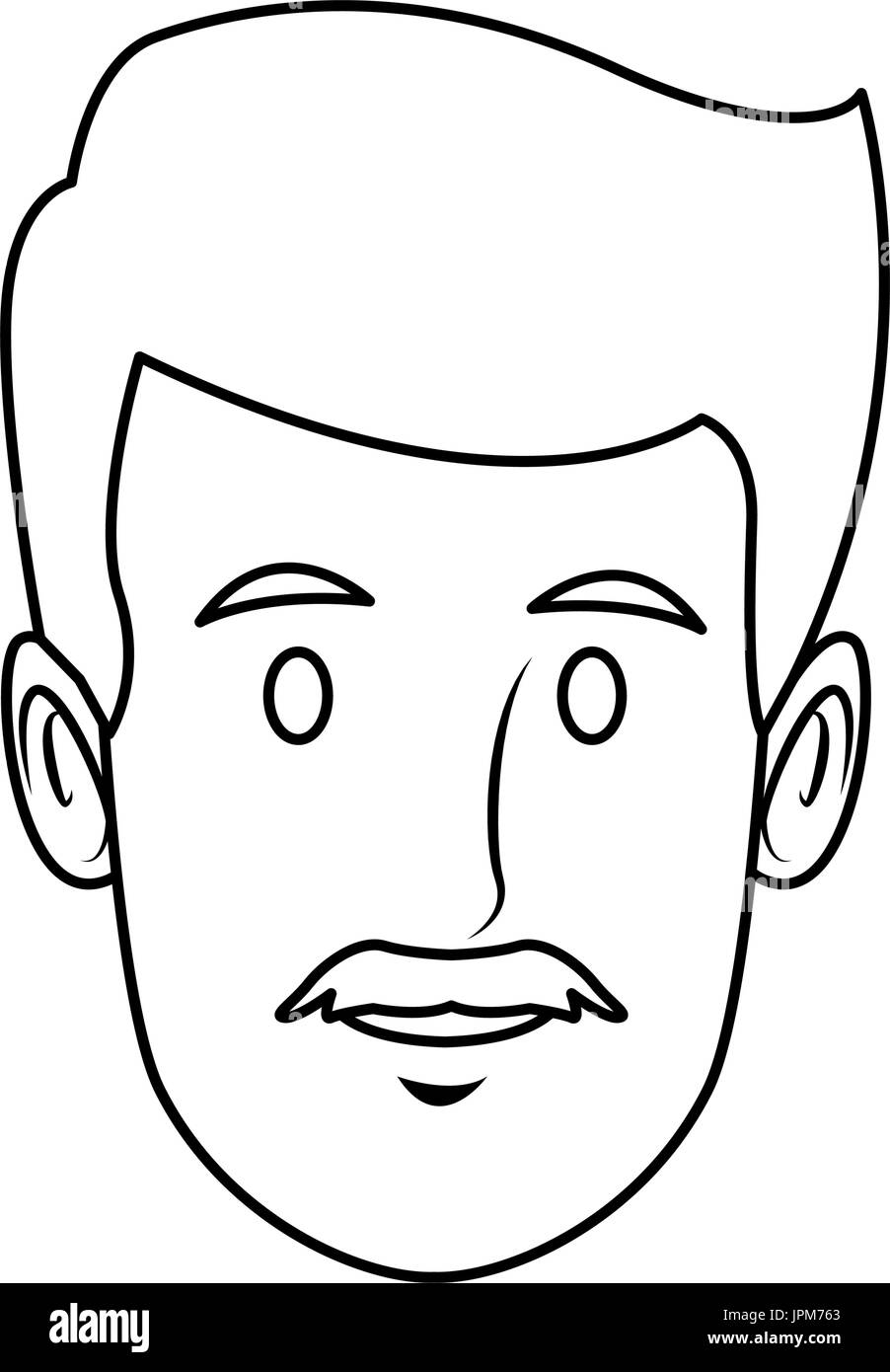 man employee face person character work Stock Vector Image & Art - Alamy