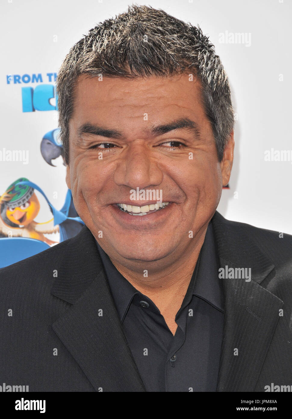 George Lopez at the "Rio" Los Angeles Premiere held at Grauman's Mann ...