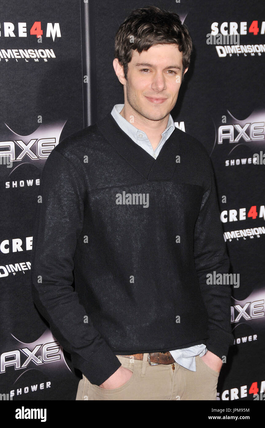 Adam Brody at the World Premiere of "Scream 4" held at Grauman's Mann ...