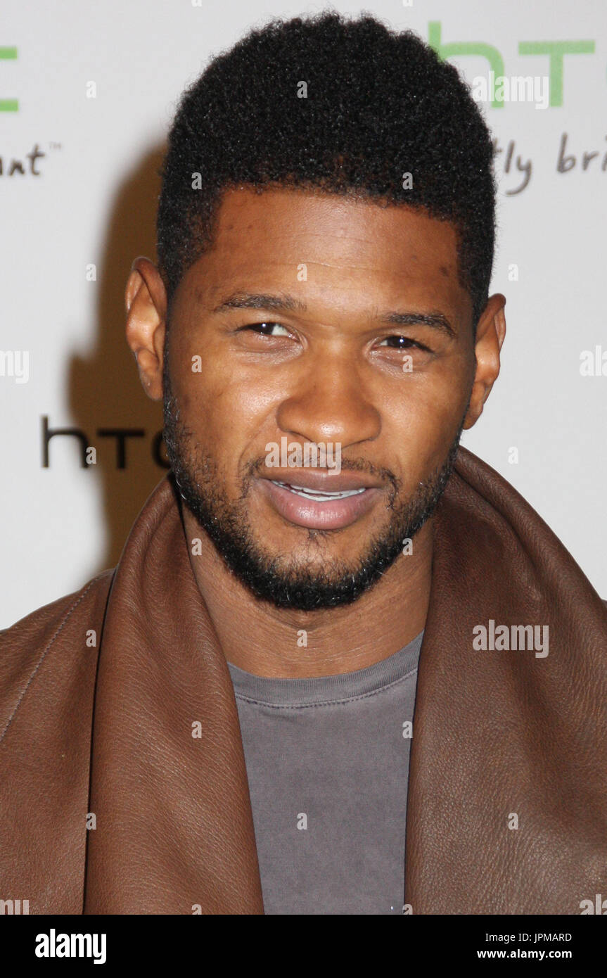 Usher at the “HTC Status™ Social” Launch Event held at the Paramount ...