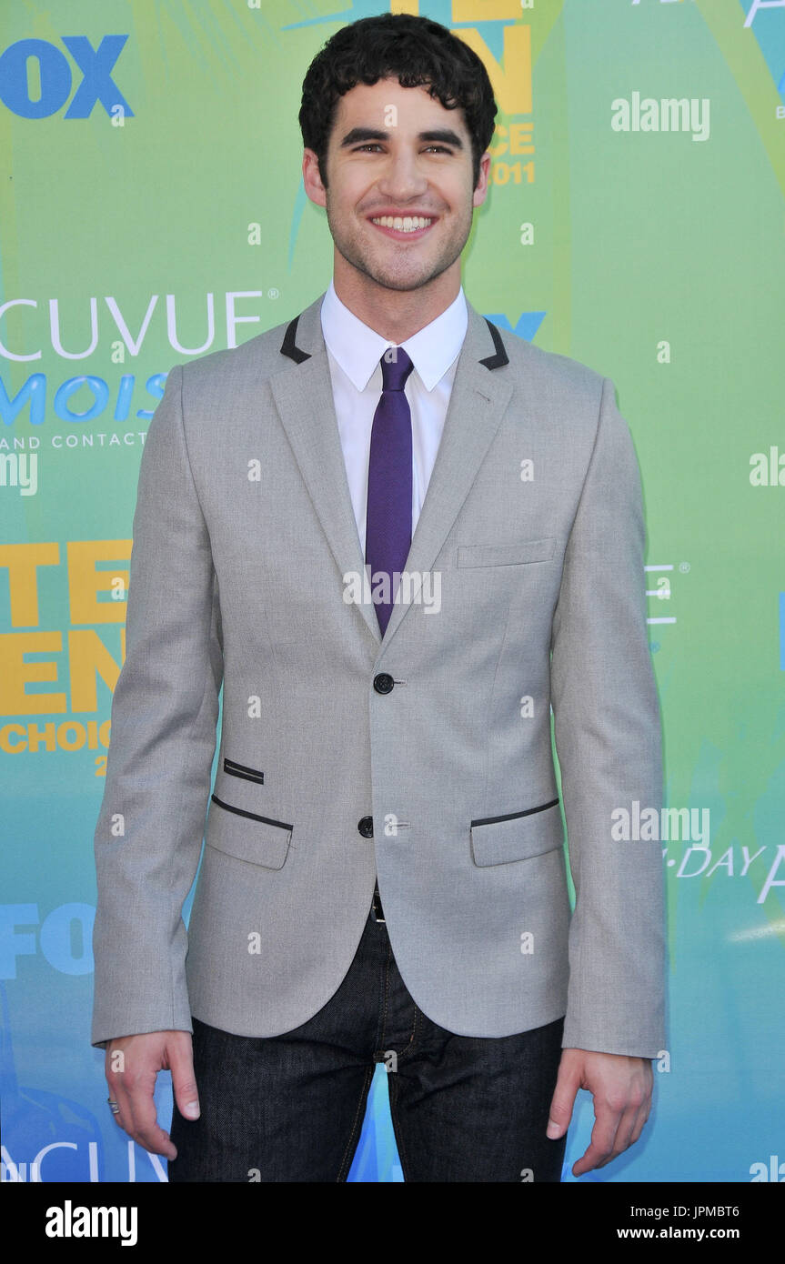 Darren Criss at the 2011 Teen Choice Awards - Arrivals held at the ...