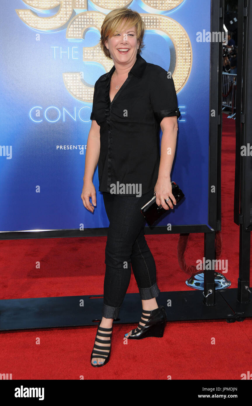Romy Rosemont at the Los Angeles Premiere of "Glee: The 3D Concert ...
