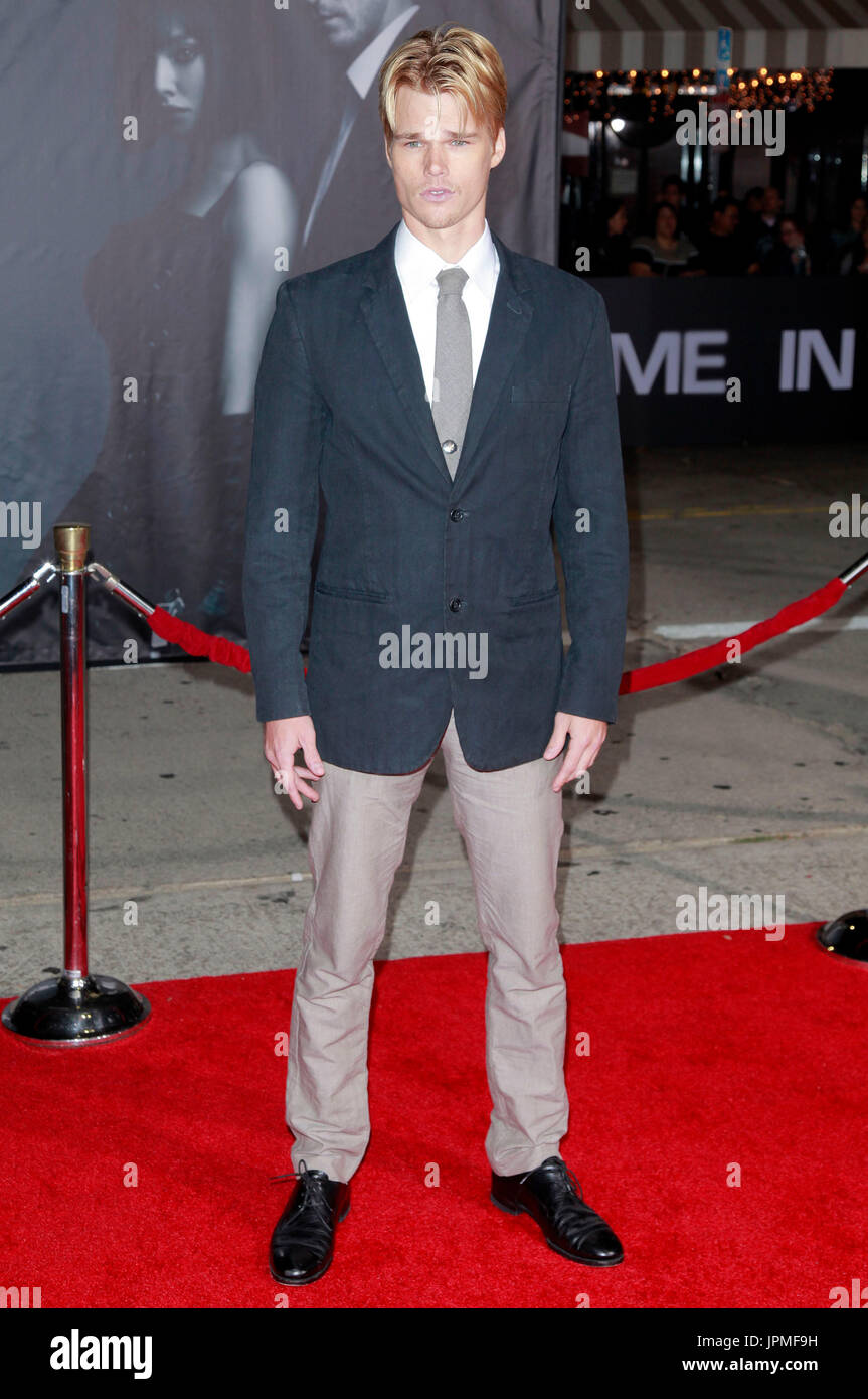 Brendan Miller at the Los Angeles Premiere of "In Time" held at the ...
