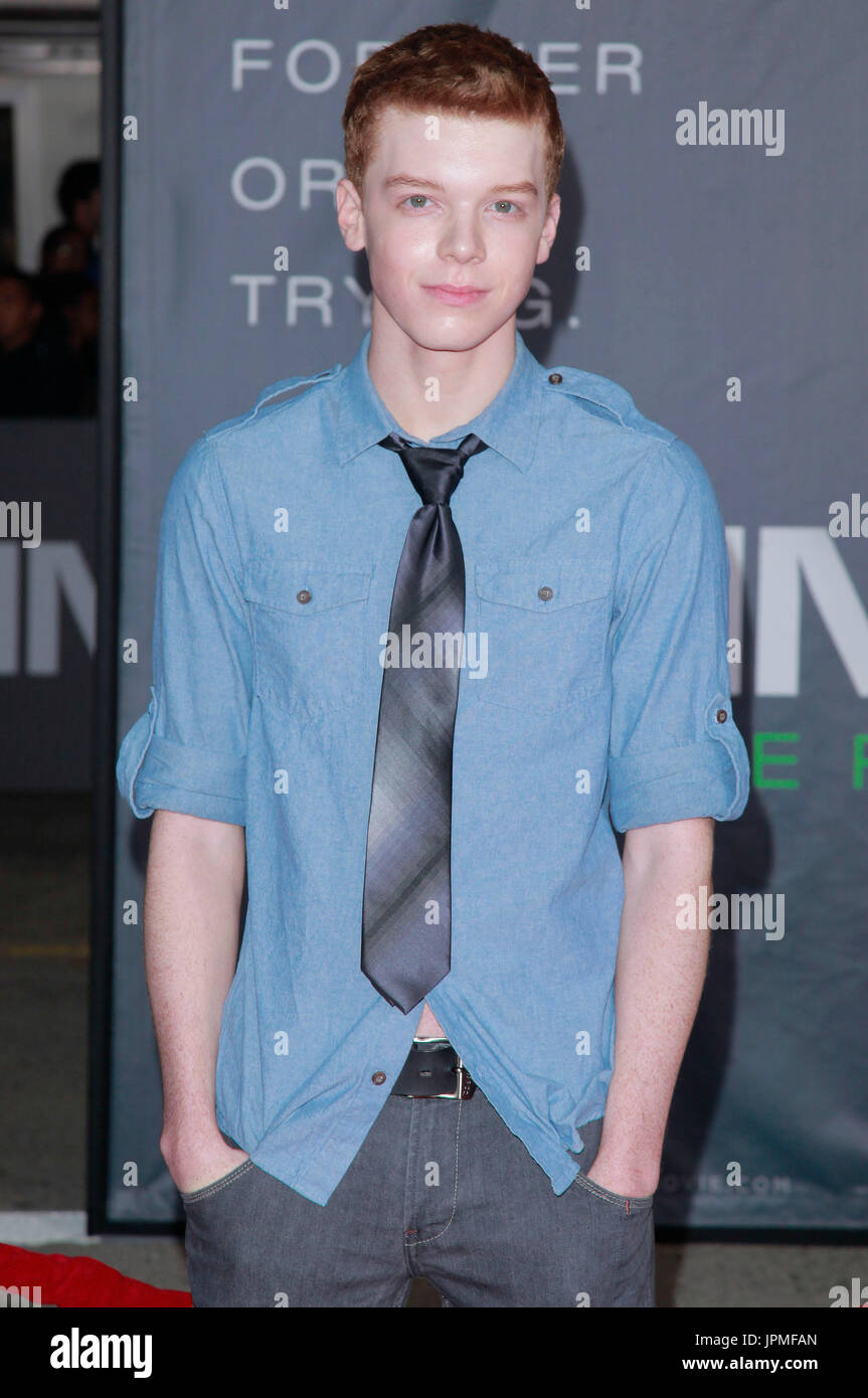 Cameron Monaghan at the Los Angeles Premiere of "In Time" held at the ...
