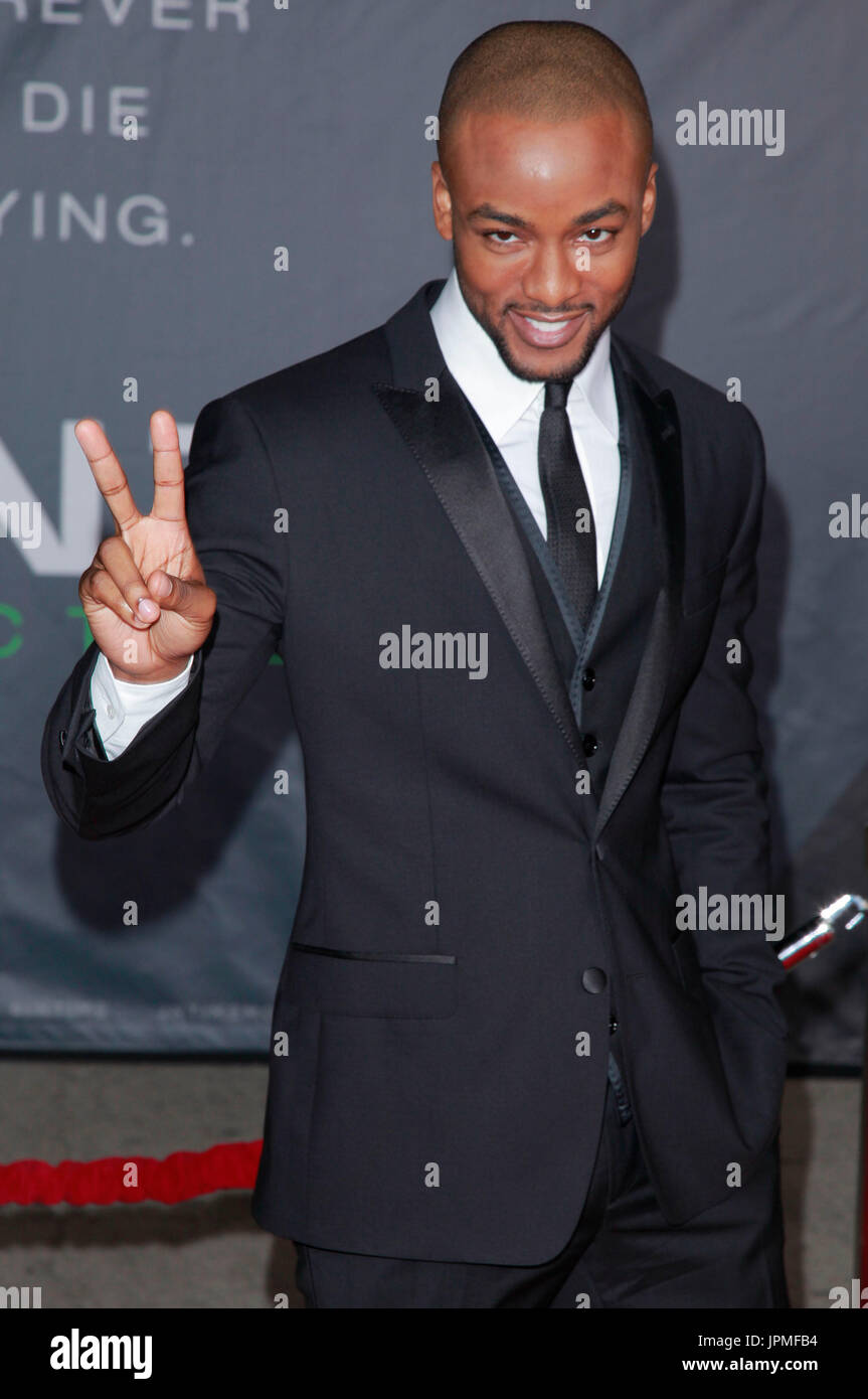 Collins Pennie at the Los Angeles Premiere of "In Time" held at the ...