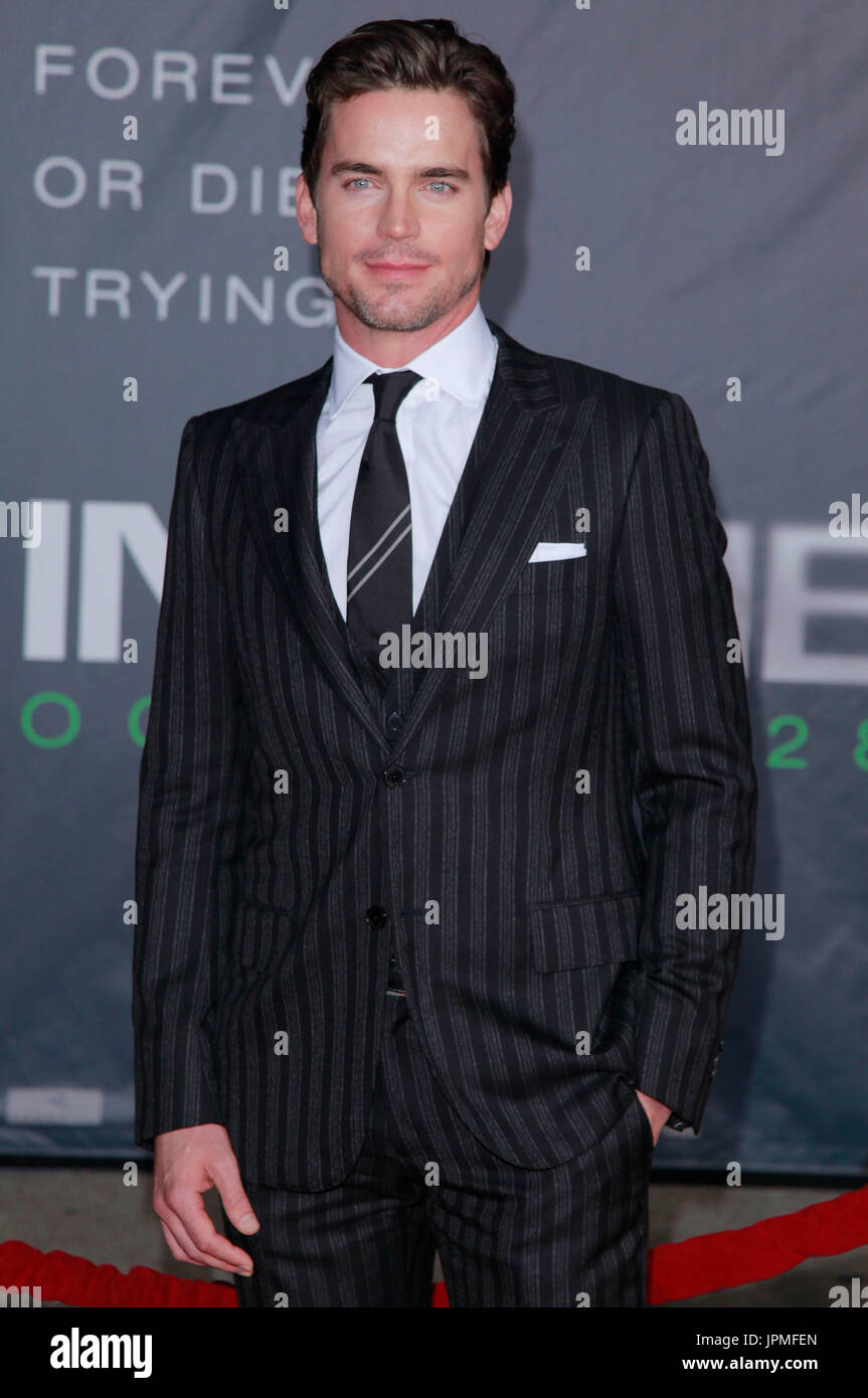 Matt Bomer at the Los Angeles Premiere of "In Time" held at the Regency ...