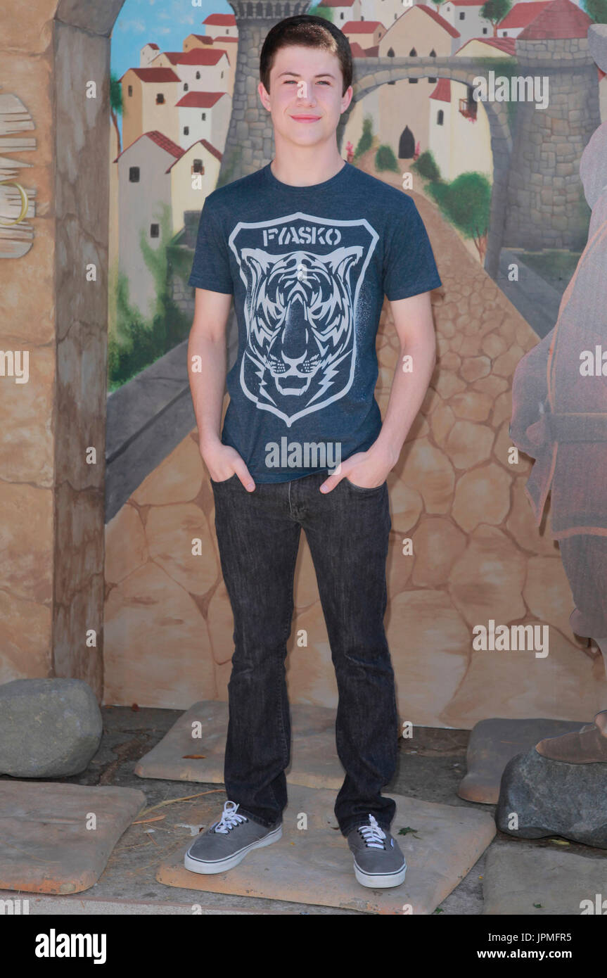 Dylan Minnette at the Los Angeles Premiere of "Puss In Boots" held at ...