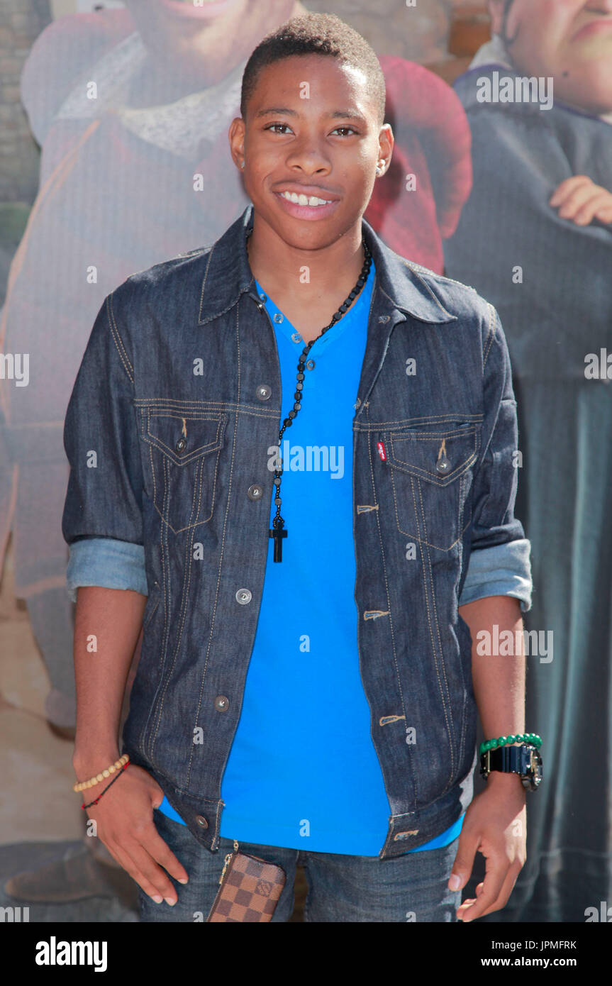 Carlon Jeffery at the Los Angeles Premiere of "Puss In Boots" held at ...