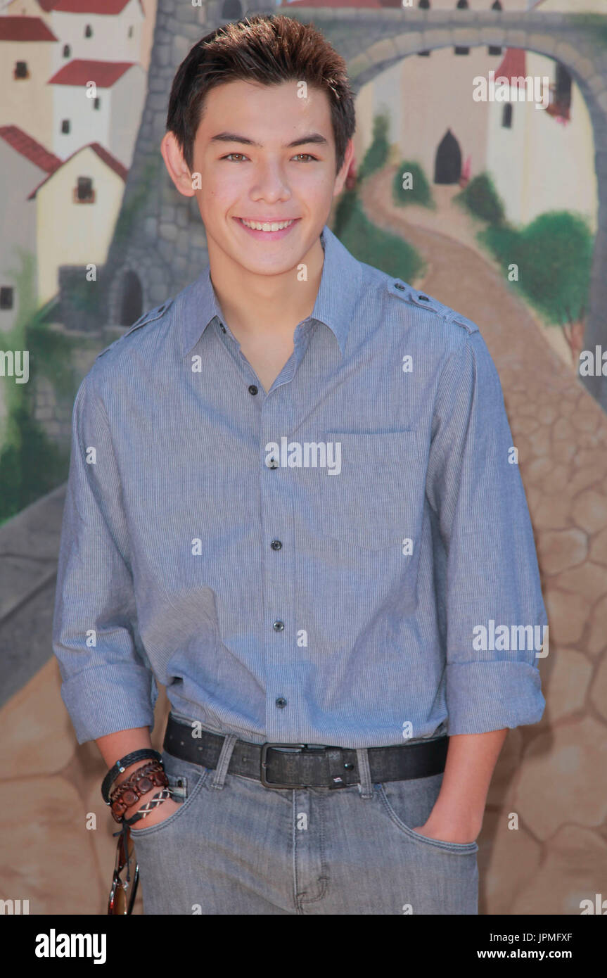 Ryan Potter at the Los Angeles Premiere of "Puss In Boots" held at the ...