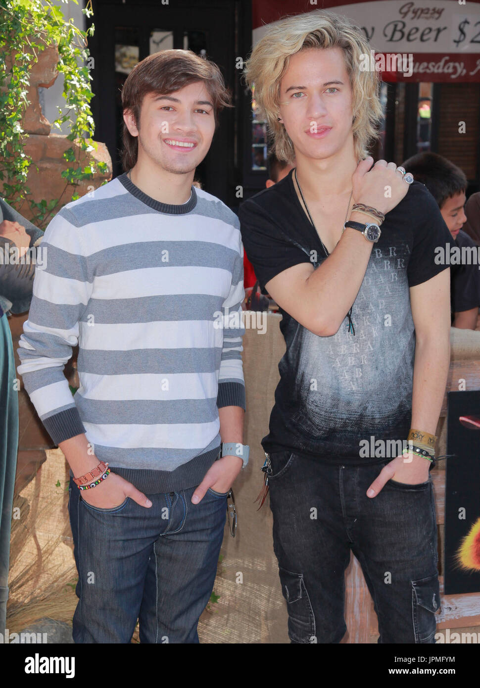 Taylor Gray & Dillon Lane at the Los Angeles Premiere of "Puss In Boots ...