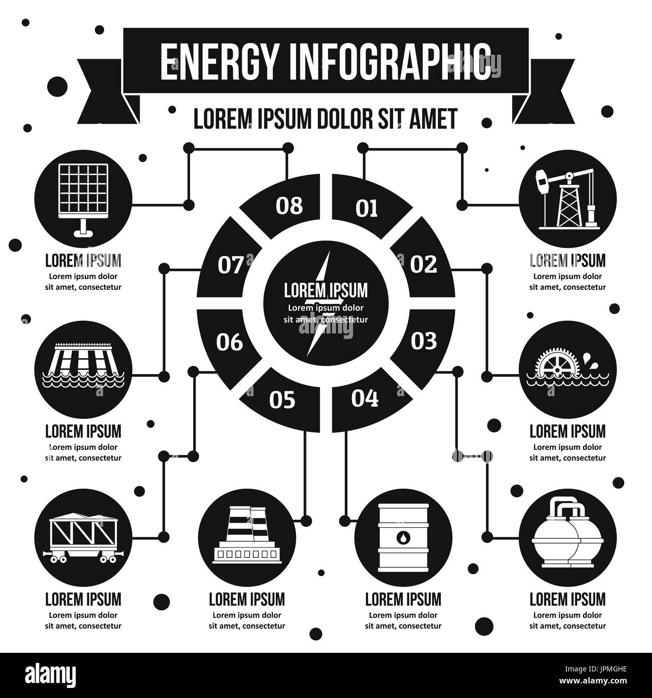 Energy infographic concept, simple style Stock Vector Image & Art - Alamy