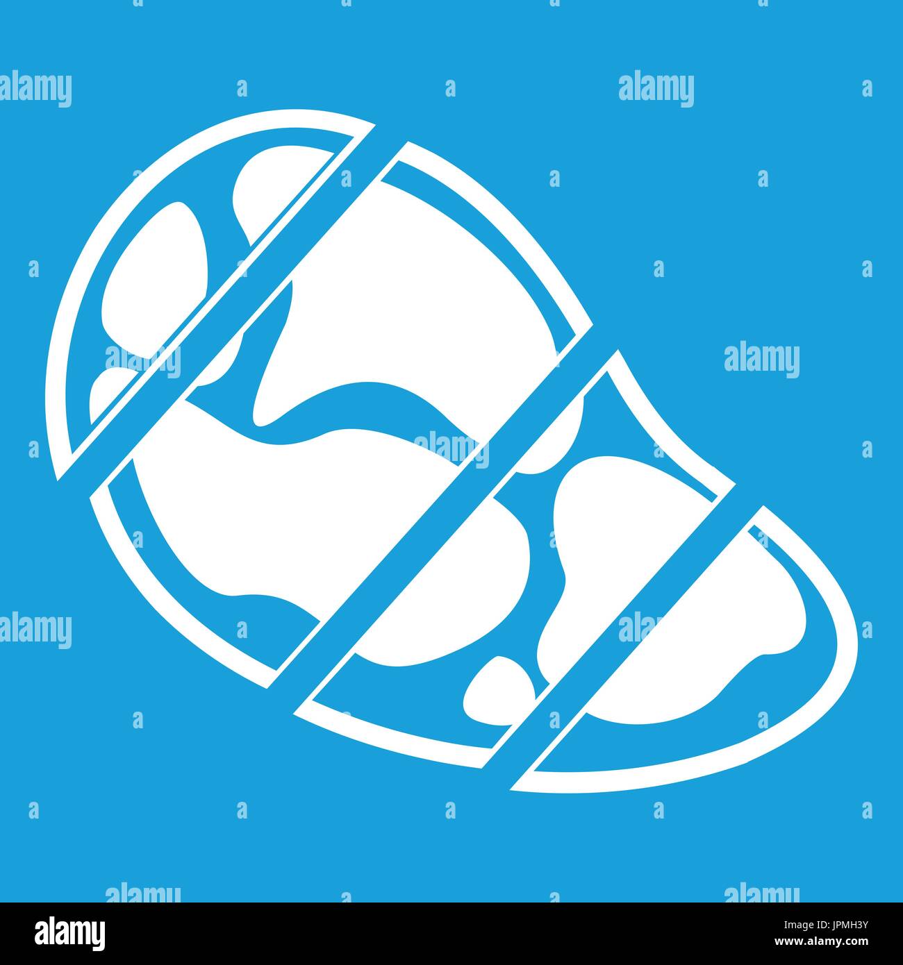 Steak icon white Stock Vector Image & Art - Alamy