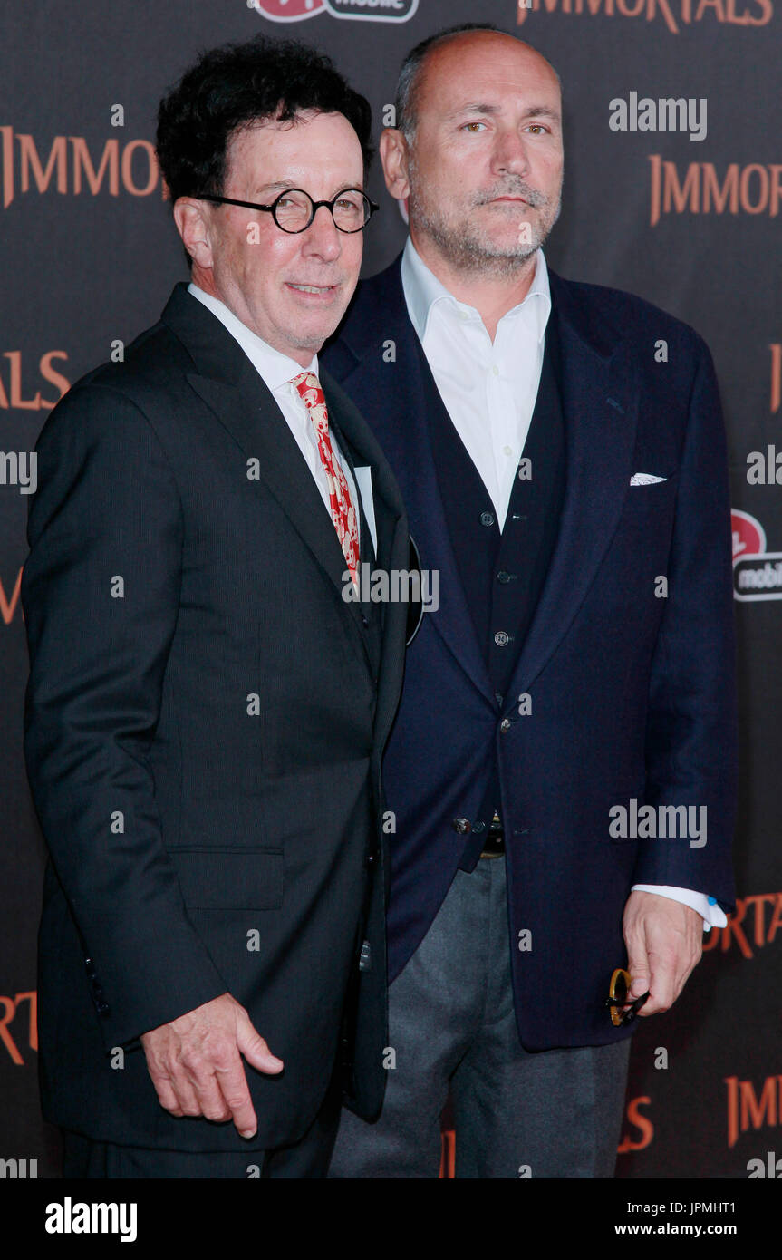Mark Canton & Gianni Nunnari at the World Premiere of "Immortals" held ...