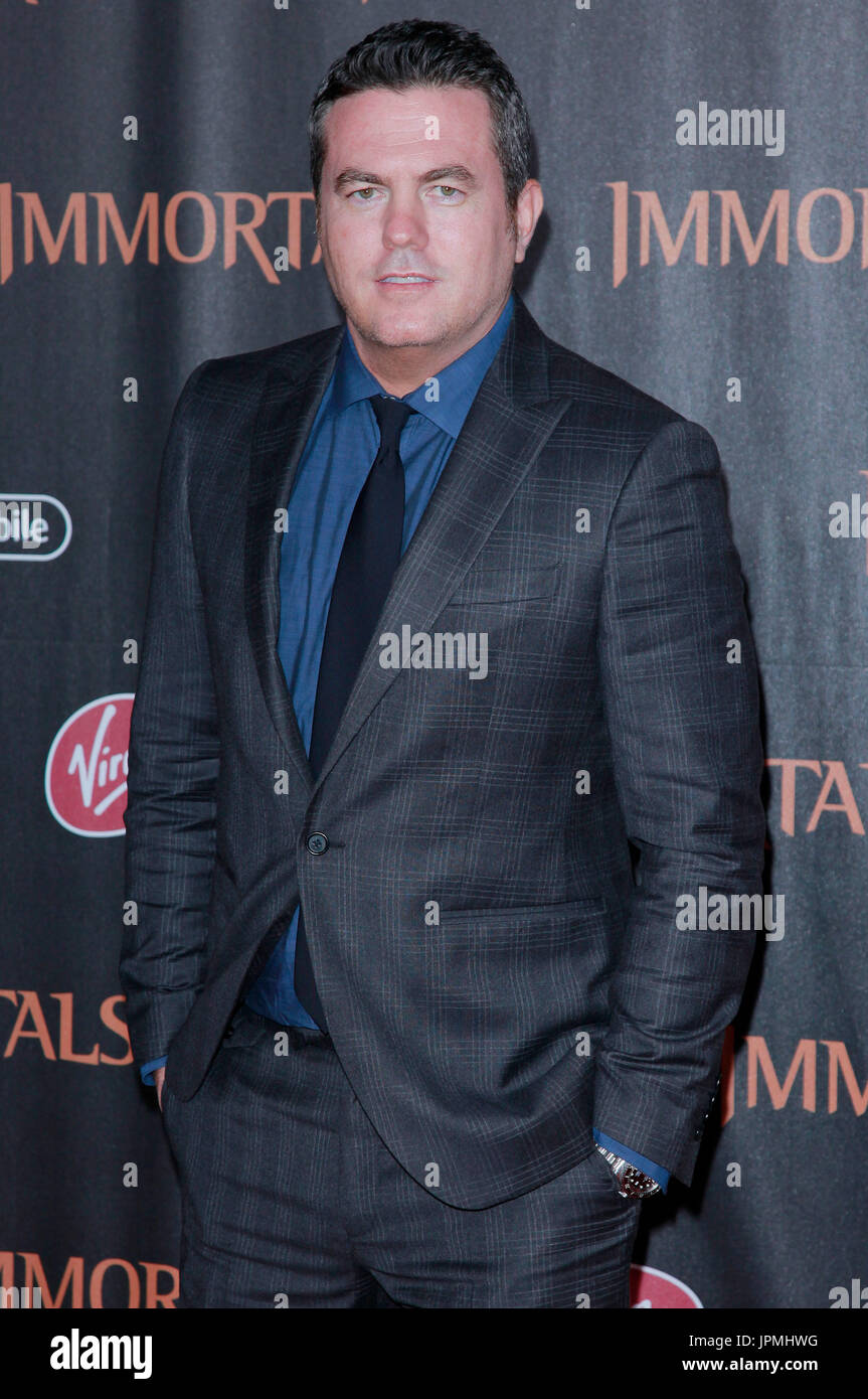 Tucker Tooley at the World Premiere of "Immortals" held at the Nokia ...