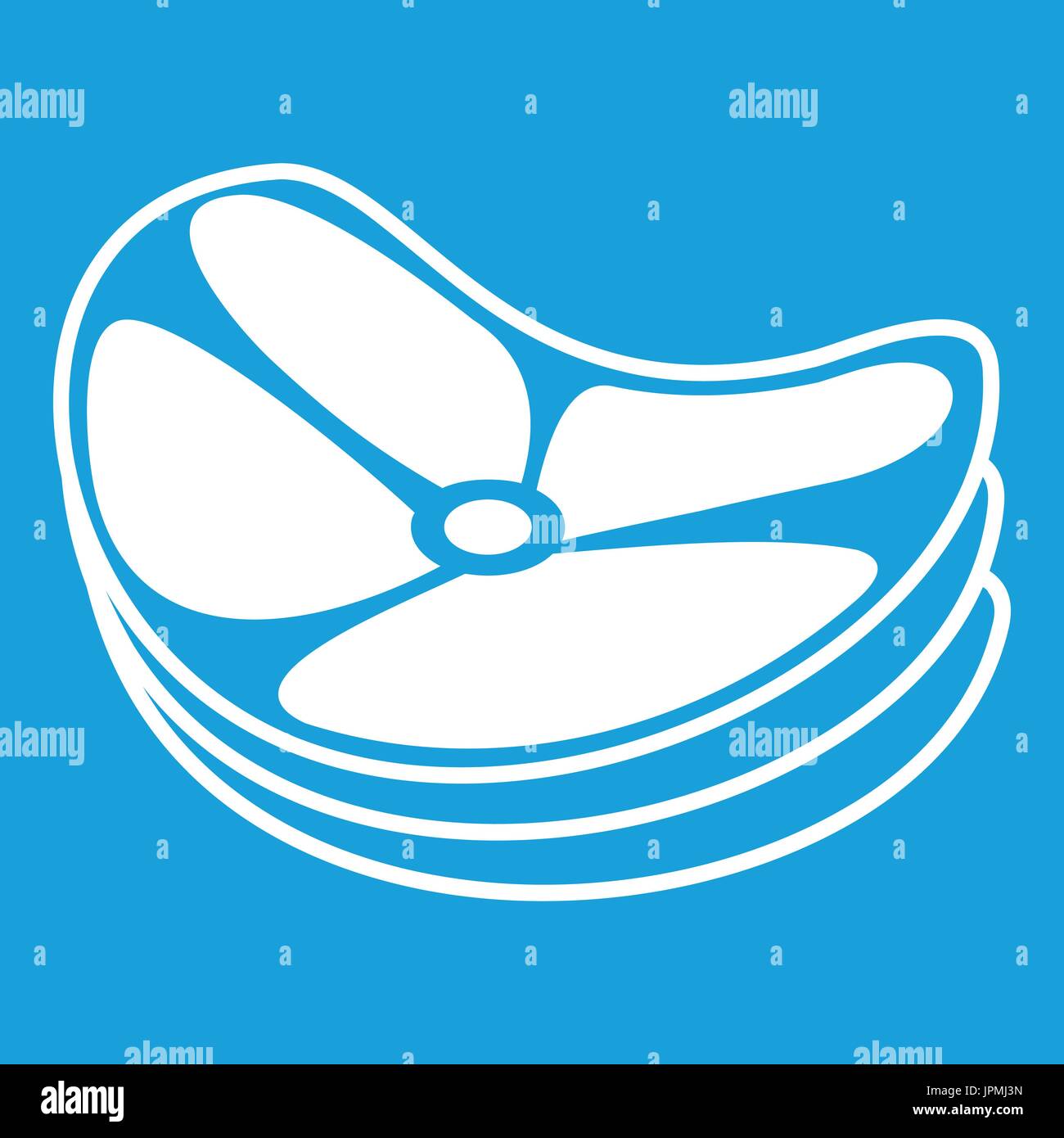 Steak icon white Stock Vector Image & Art - Alamy