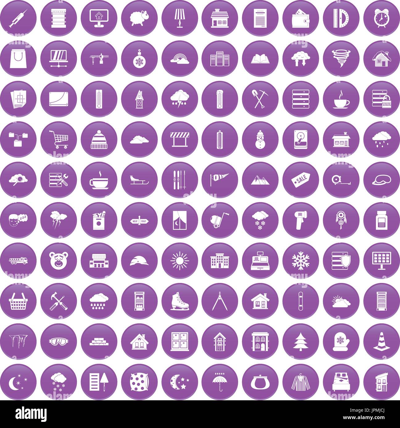 Purple house bricks Stock Vector Images - Alamy