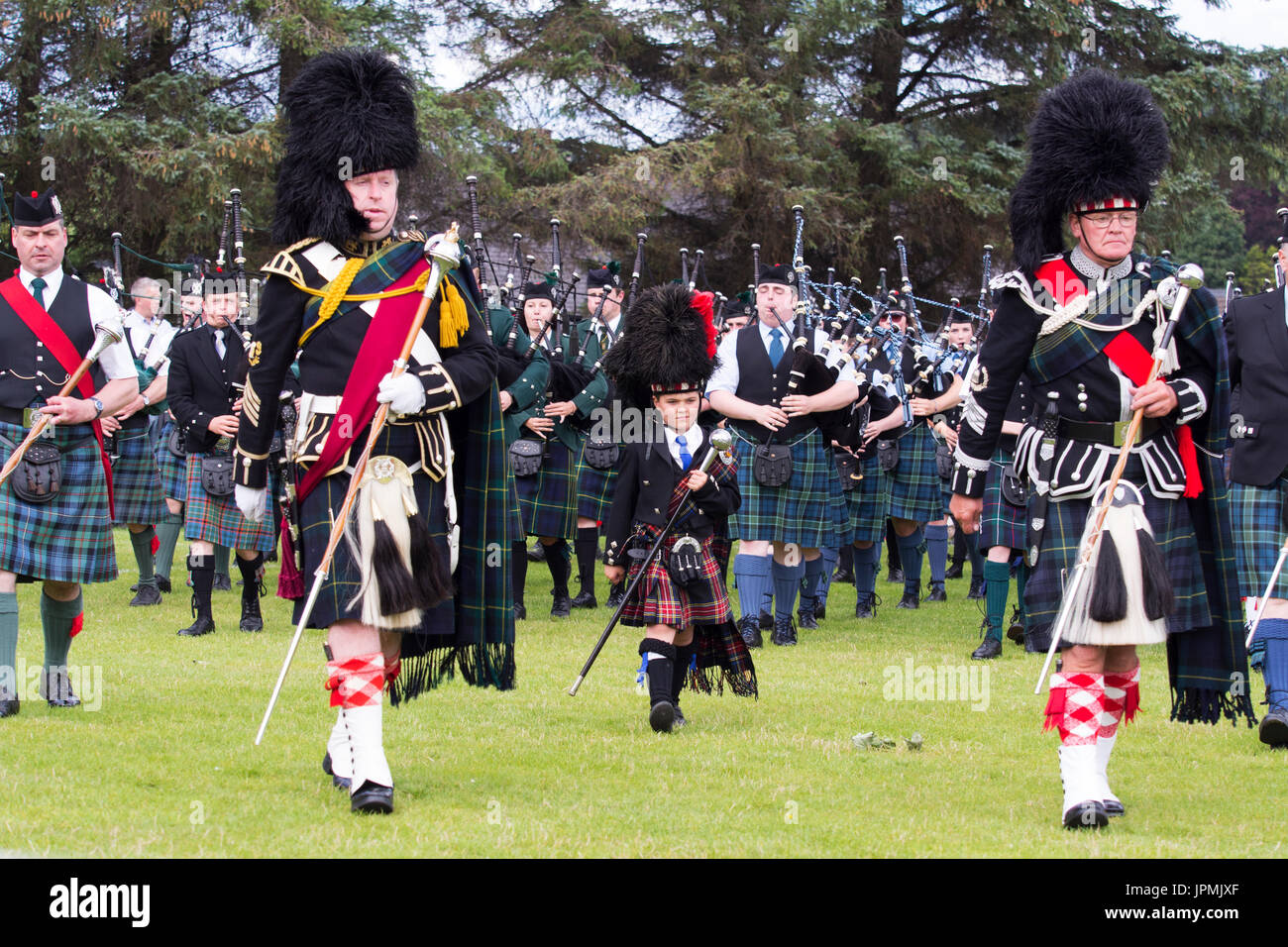 Drum majors in pipe band hi-res stock photography and images - Alamy