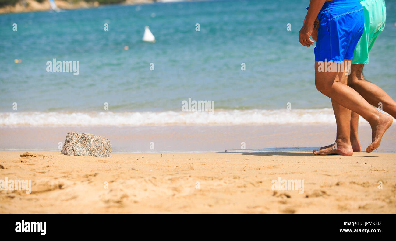 Young boy seeing the sea Stock Photo - Alamy