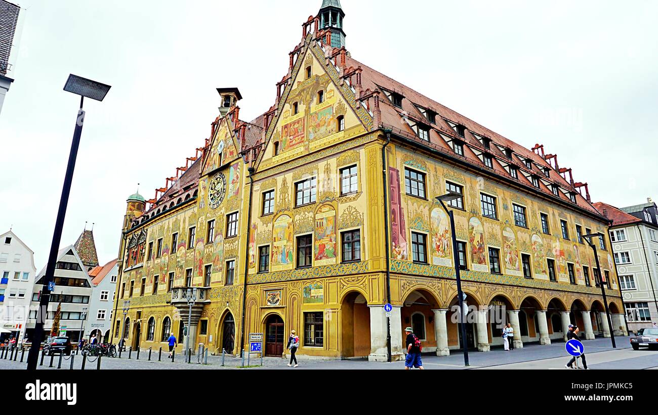 Ulmer Rathaus or City Hall of Ulm, Germany Stock Photo - Alamy