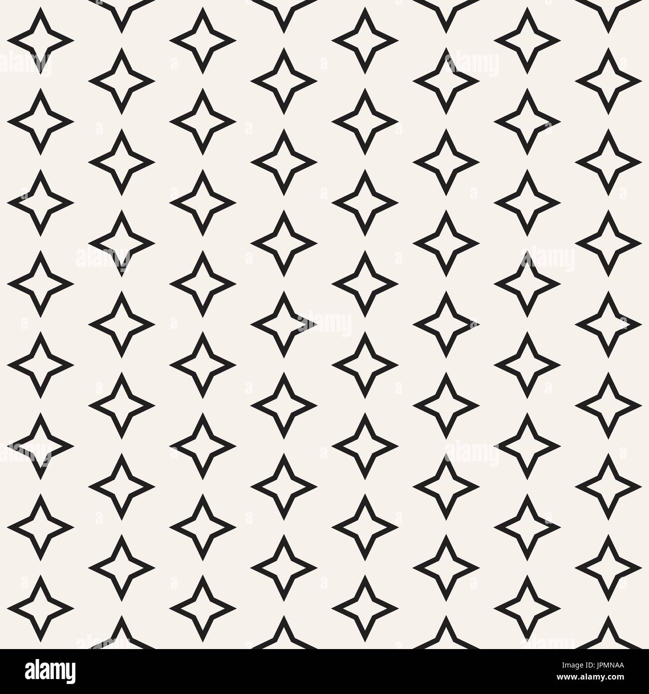 Vector seamless pattern. Modern geometric lattice texture. Repeating ...