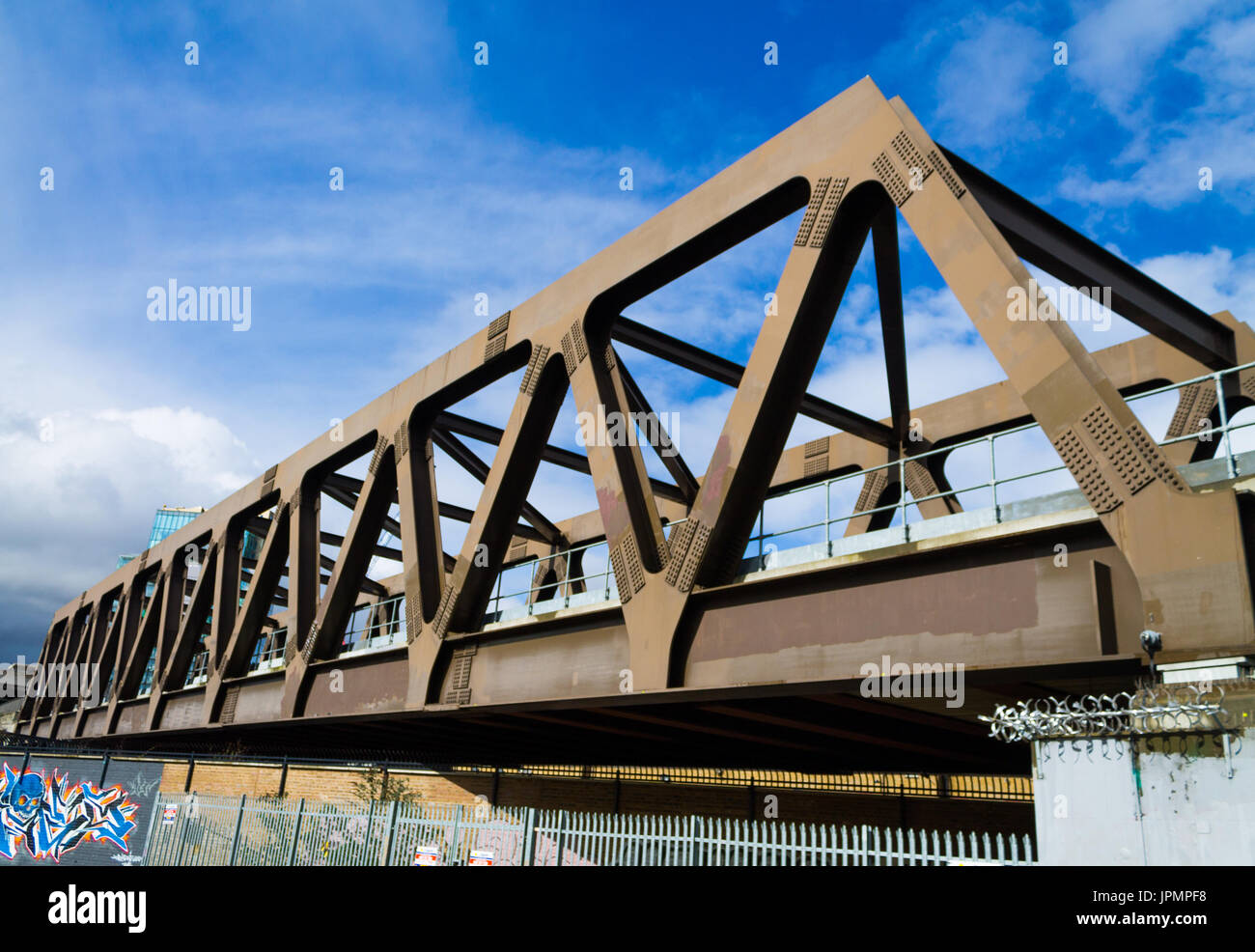 Girder Railway Bridge Stock Photo - Alamy
