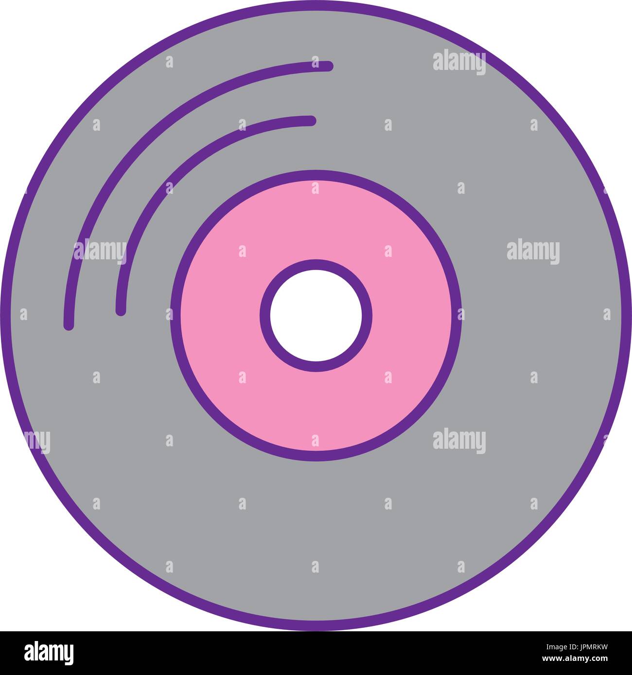 vinyl old music icon Stock Vector Image & Art - Alamy
