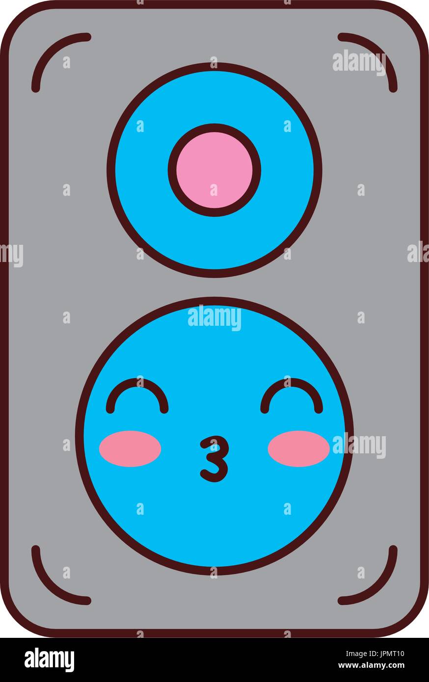 speaker audio kawaii character Stock Vector Image & Art - Alamy