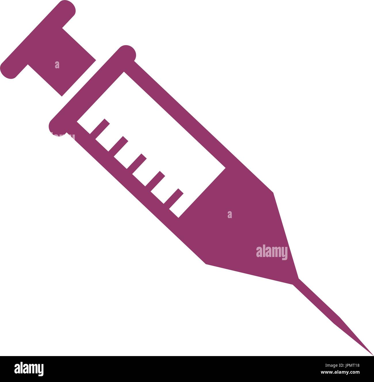 injection icon over white background vector illustration Stock Vector ...