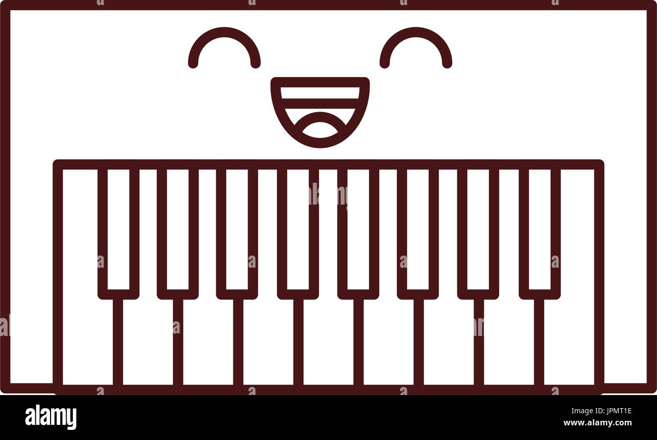 Synth console kawaii character Stock Vector Image & Art - Alamy