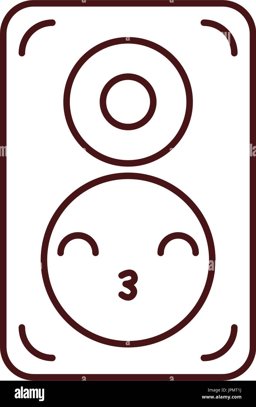 speaker audio kawaii character Stock Vector Image & Art - Alamy