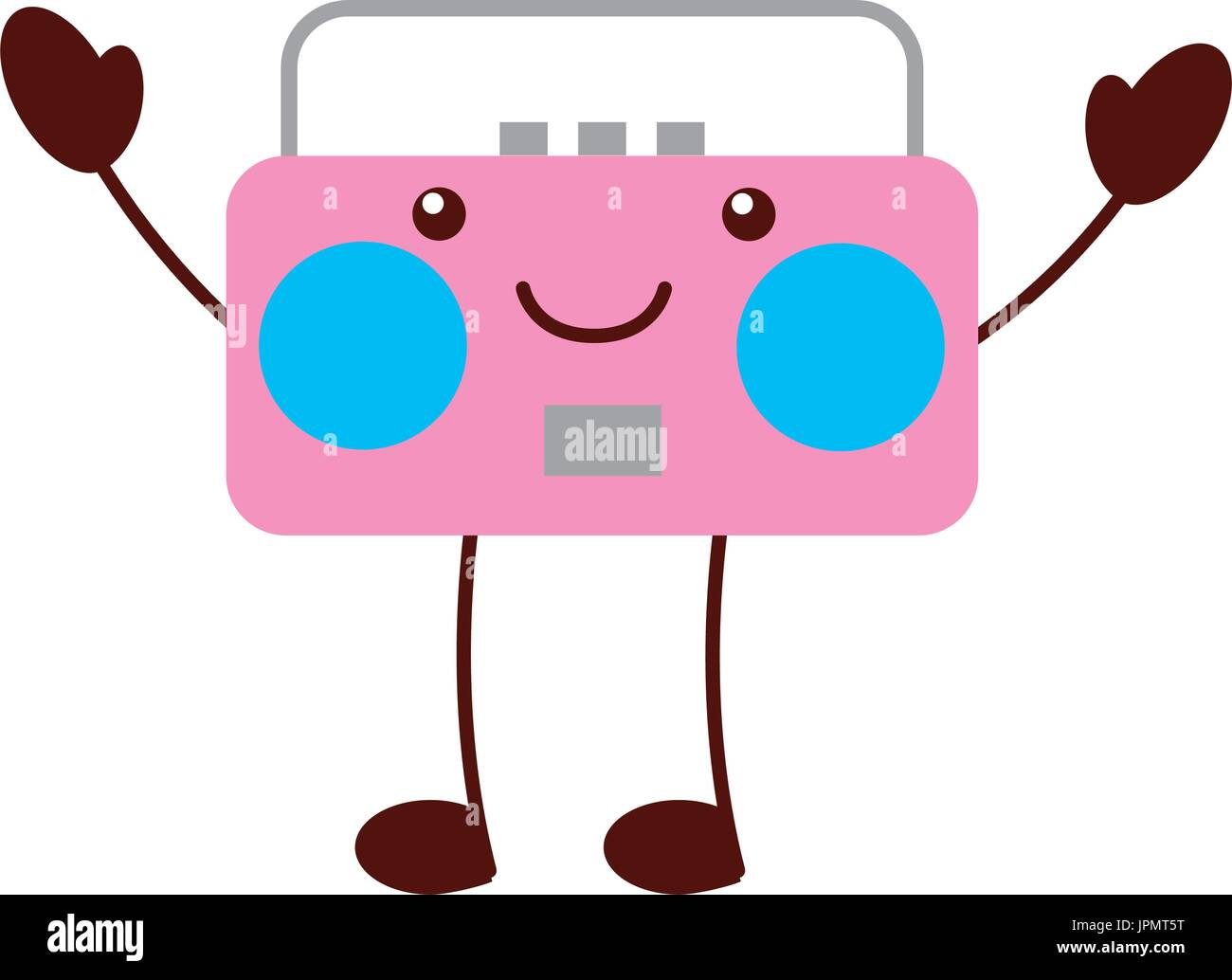 radio music player kawaii character Stock Vector Image & Art - Alamy