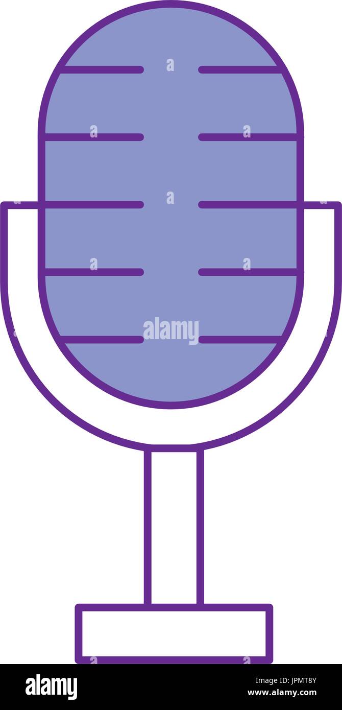 microphone audio isolated icon Stock Vector Image & Art - Alamy