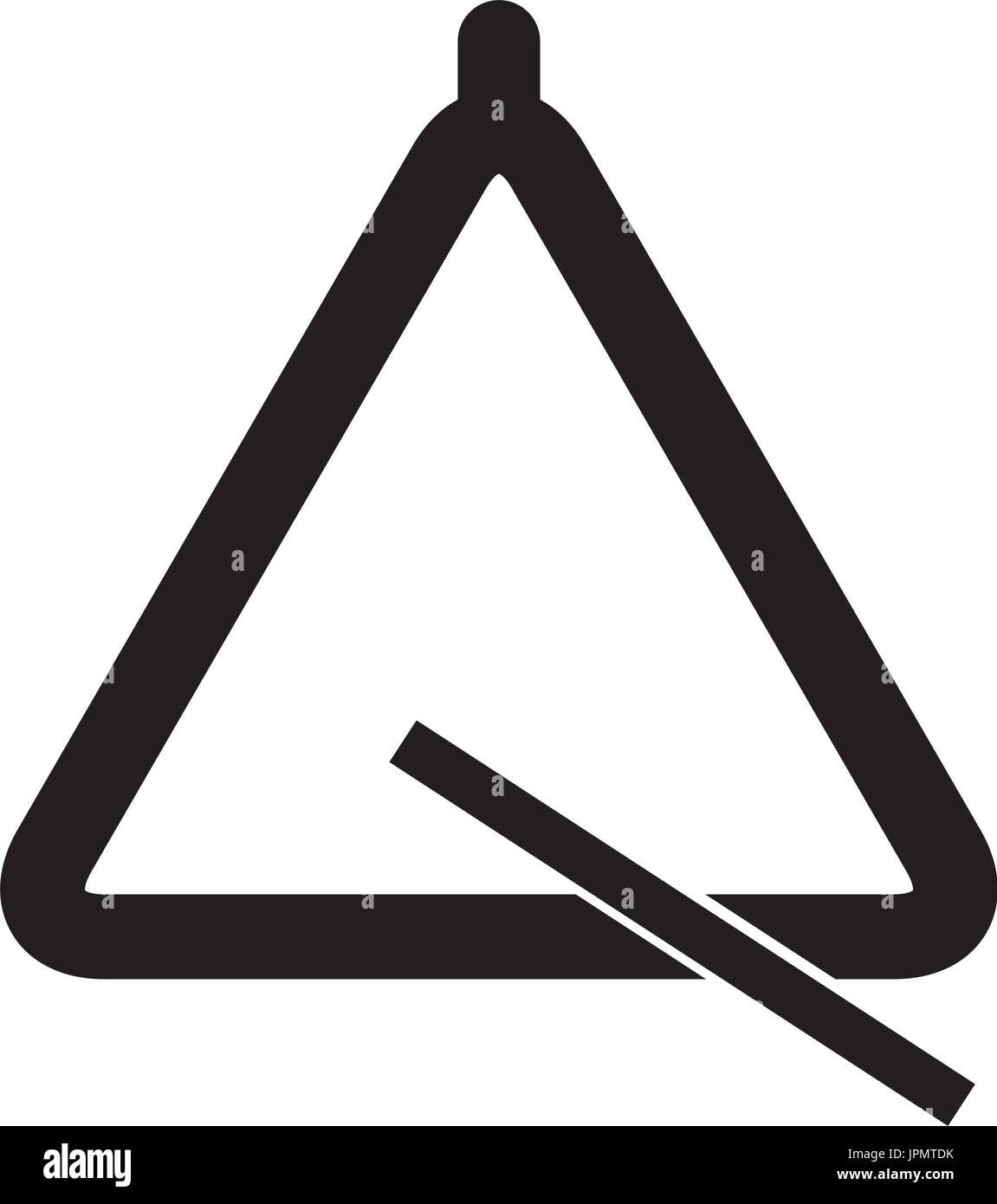 triangle instrument musical icon Stock Vector Image & Art - Alamy