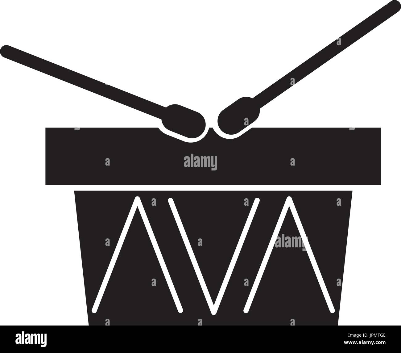 drums musical instrument icon Stock Vector Image & Art - Alamy