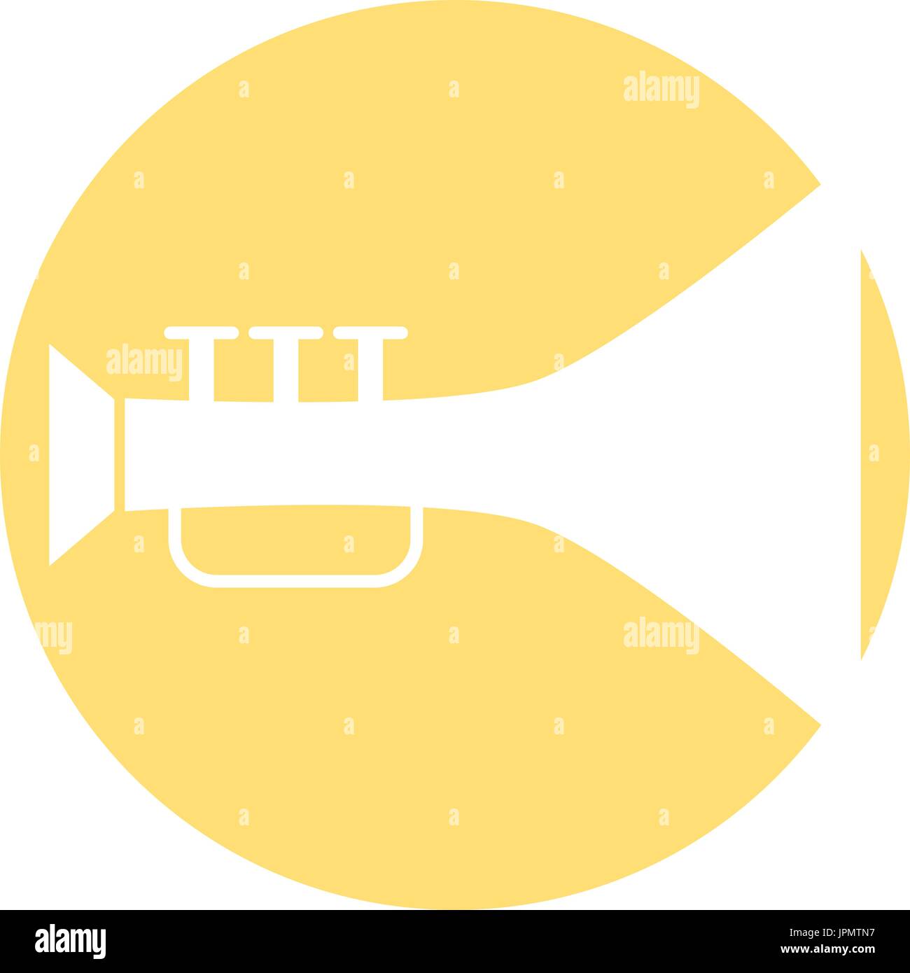 trumpet musical instrument icon Stock Vector Image & Art - Alamy
