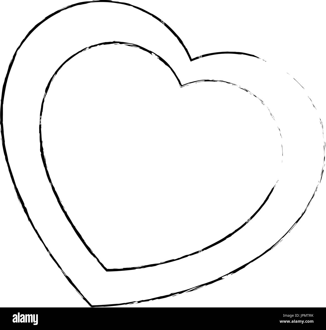 heart icon over white background vector illustration Stock Vector Image & Art - Alamy