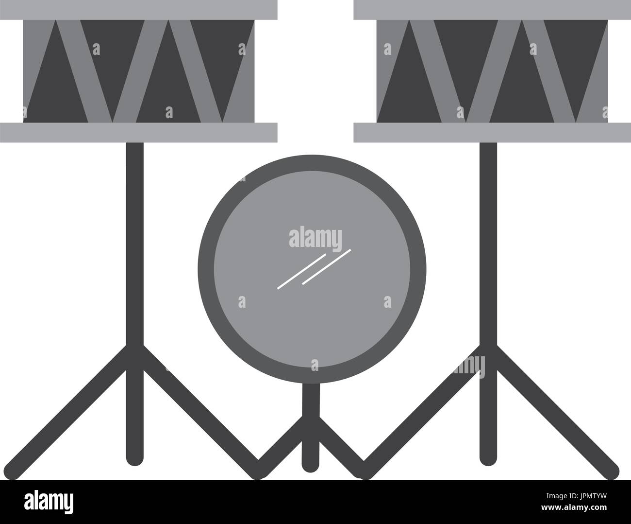 battery drums instrument icon Stock Vector Image & Art - Alamy