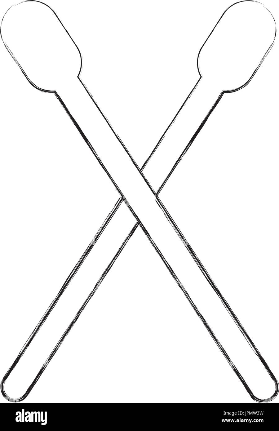 drum stick isolated icon Stock Vector Image & Art - Alamy