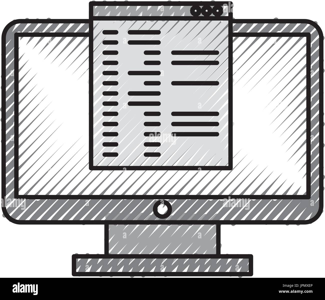 computer desktop with template Stock Vector Image & Art - Alamy